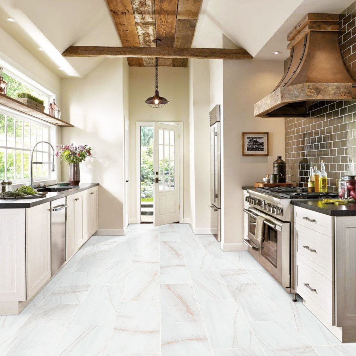Bianco Dolomite Golden Spider Marble Polished Floor and Wall Tile - Li ...